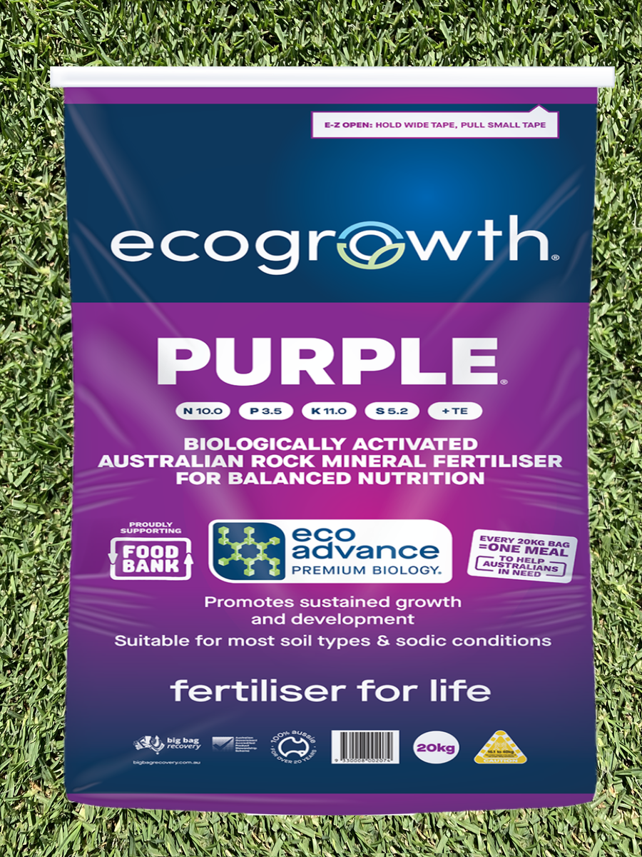 Eco Growth Eco Prime Purple 20kg – Ralphy's Lawn and Garden Supplies