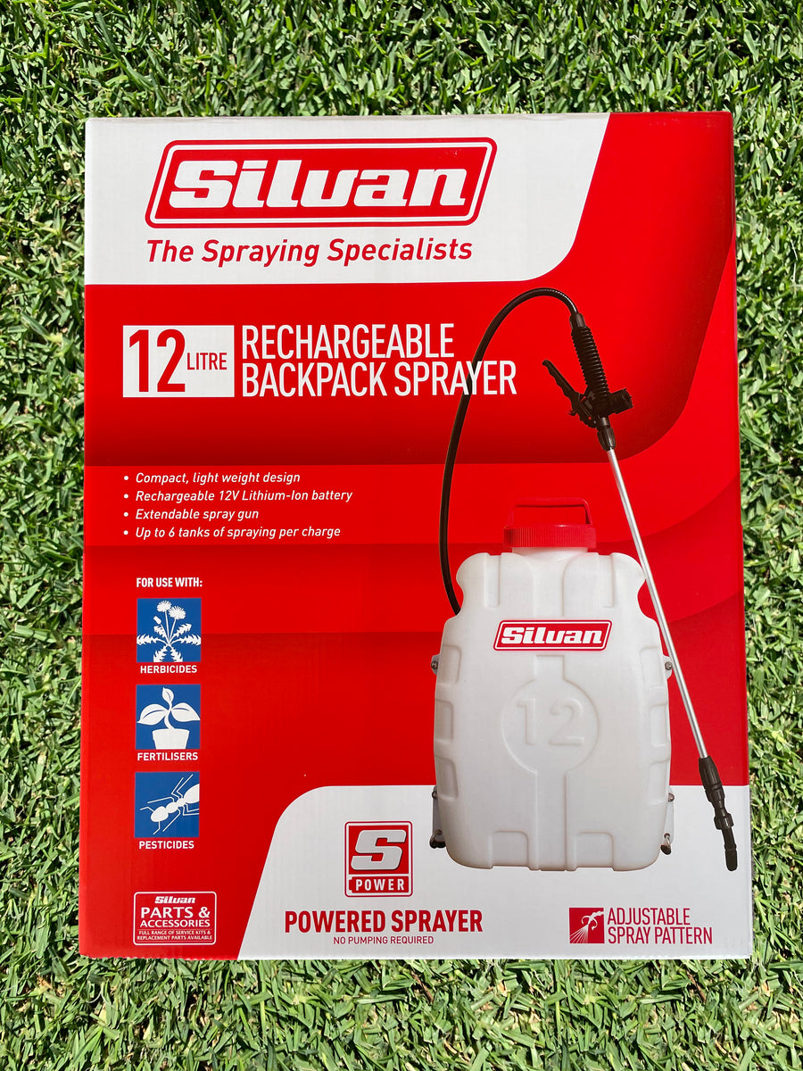 Silvan 12L Rechargeable Backpack Sprayer ( Pre Order ) – Ralphy's Lawn ...